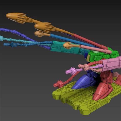 3d Printable Macaroni 2 Monster 100mm Static Set By Extra Guy