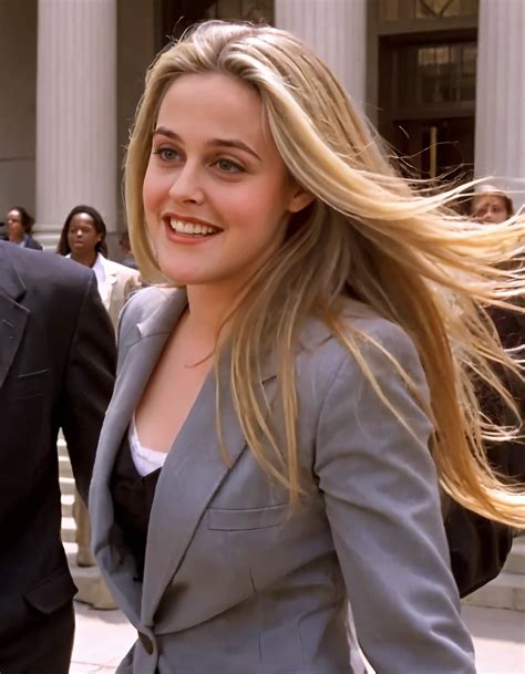 A Gorgeous Alicia Silverstone A Radiant Blonde With Flowing Locks