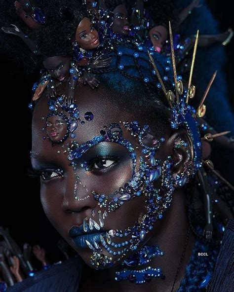Sudanese Model Nyakim Gatwech Dubbed As ‘queen Of The Dark Becomes The Next Instagram Sensation