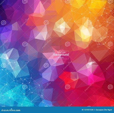 colorful abstract background abstract polygonal background with
