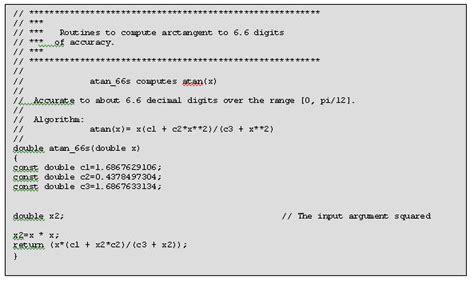 Trig Approximations Embedded Systems