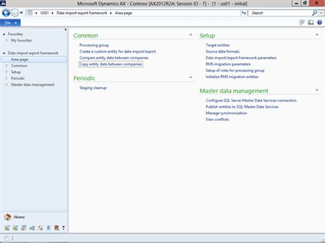 Copy Data Between Companies Quickly Using The Data Import Export Framework Dynamics Ax Tip Of