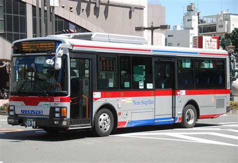 路線バスギャラリー東急バス中型車②いすゞ低床車