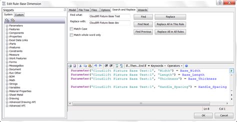 Inventor Tales A Friday Tip Find And Replace In Ilogic
