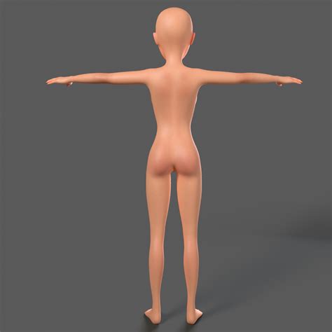 D Model Cartoon Vampire Woman Rigged