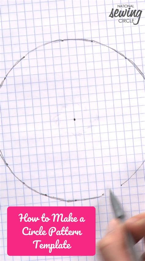 Circle Template Creation National Sewing Circle Sewing Circles Circle Pattern Diy Sewing