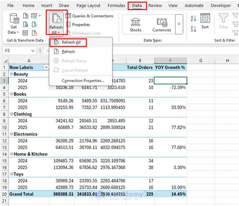 How To Automate Excel File Refreshes Based On Power Bi Data Updates