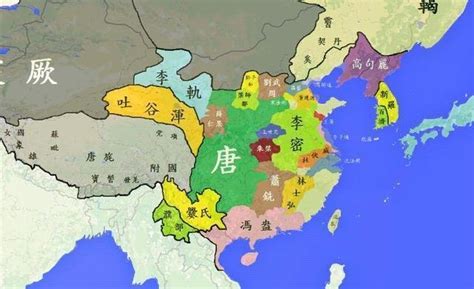 隋朝末年群雄割据地图 隋朝末年群雄势力地图 微信公众号文章