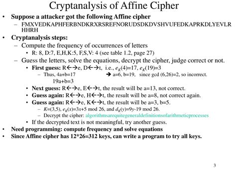 Ppt Cryptanalysis Powerpoint Presentation Free Download Id4701598