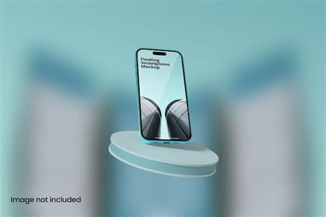 Premium Psd Floating Smartphone Mockup For Showcasing Your Ui Design