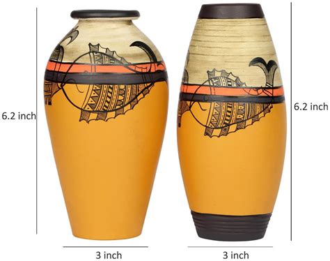 Warli Art On Pots