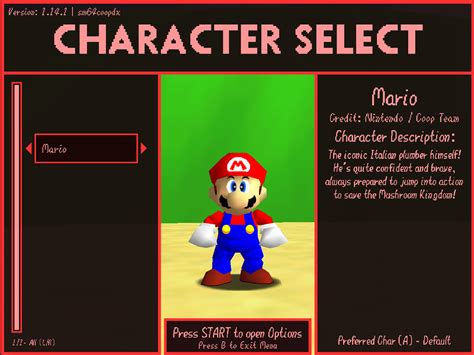 Character Select Coop Dx Mods