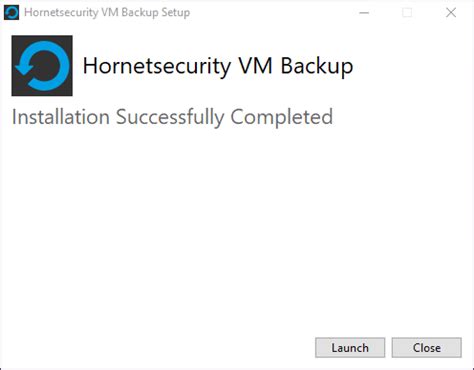 Installing Vm Backup Hornetsecurity Knowledgebase