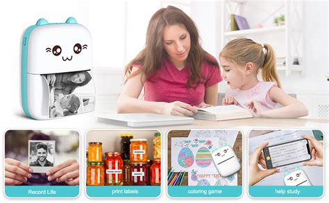 Morovik Mini Bluetooth Thermal Printer Portable Label Printer Inkfree Printer For Android And Ios