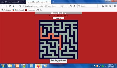 Cara Membuat Game Labirin Dengan JavaScript Inwepo