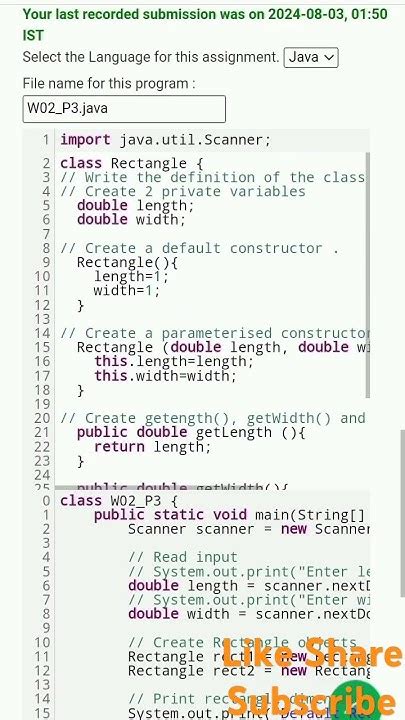 Nptel Java Week 2 Programming Assignment Answers Youtube