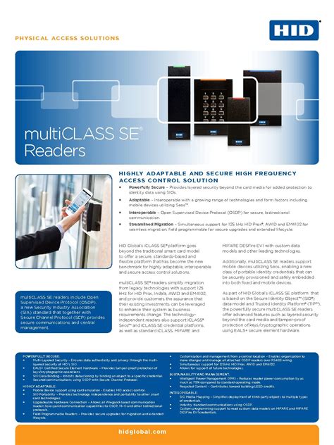 Multiclass Se® Readers Ncgroup