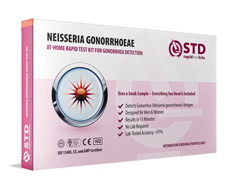 Gonorrhea At Home Rapid Test Kit