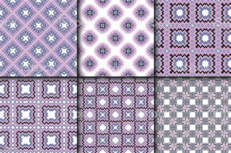 추상적인 기하학적 스타일으로 완벽 한 패턴 벡터의 집합입니다 샘플 그림 및 라인을 반복 한다 패션 인테리어 디자인 벽지 섬유 산업에 대 한 0명에 대한 스톡 벡터 아트 및