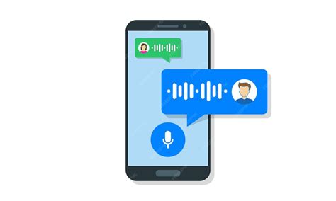 Premium Vector Voice Message Bubble Voice Assistant Audio Chat Ui Ux Interface Vector Template
