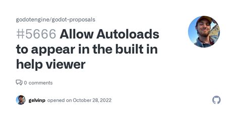 Allow Autoloads To Appear In The Built In Help Viewer · Issue 5666