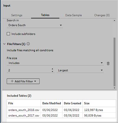 Add More Data In The Input Step Tableau