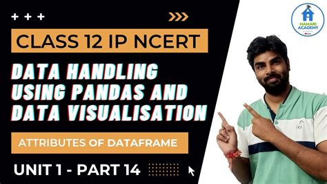 Attributes Of Dataframe In Pandas Data Structures Unit 1 Class12 Ip Cbse 2022 2023 Ncert