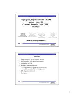 High Speed High Bandwidth DRAM Memory Bus With High Speed High Bandwidth Dram Memory Bus
