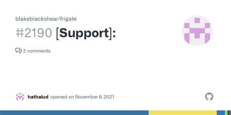 Support · Issue 2190 · Blakeblackshearfrigate · Github