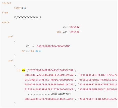 条件中in值过多导致的慢SQL问题 徐创业 博客园