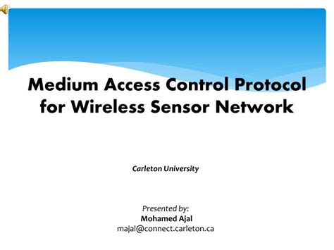 Ppt Medium Access Control Protocol For Wireless Sensor Network Powerpoint Presentation Id468138