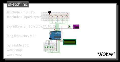 Frequency Generator Wokwi ESP32 STM32 Arduino Simulator