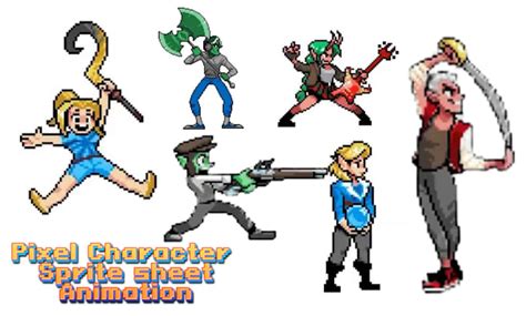 2d Game Character Animation Spritesheet Pixel Animation Video Games Animation