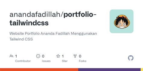 GitHub Anandafadillah Portfolio Tailwindcss Website Portfolio Ananda Fadillah Menggunakan