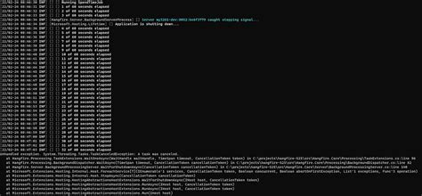 Taskcanceledexception During Shutdown Bug Hangfire Discussion