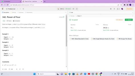 Nikitha Y S On Linkedin Day17 Javadeveloper Poweroffour Leetcode Problemlist Javaprogrammer