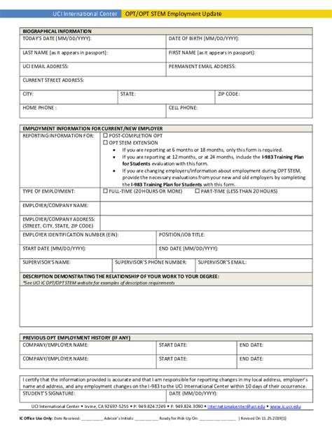 Fillable Online 24 Month Stem Opt Application Checklist And Instructions Fax Email Print Pdffiller