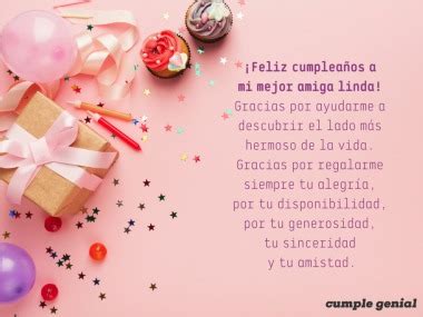 Mensaje Largo De Cumpleaños Para Mi Mejor Amiga Whatsapp Cumple Genial