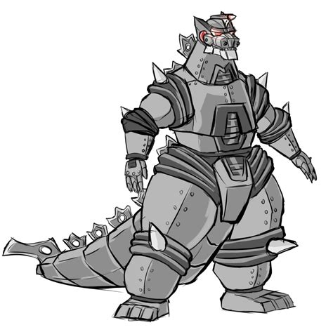 Mechagodzilla Drawing At GetDrawings Free Download