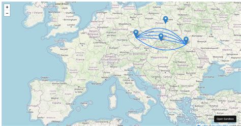 leaflet gps tracker examples codesandbox