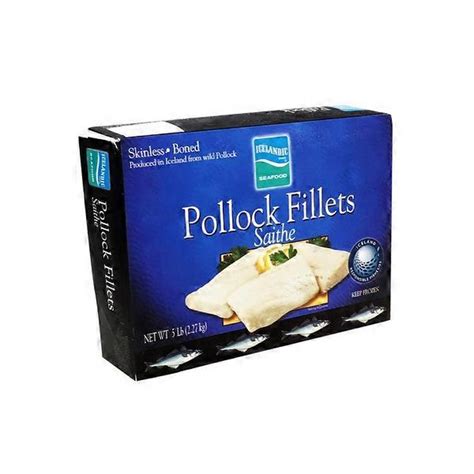 Icelandic Skinless And Boneless Pollock Fillet 5 Lb Delivery Or Pickup Near Me Instacart