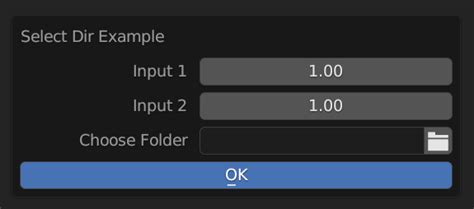 Scripting A Simple File Folder Selection In Python Script Is Not