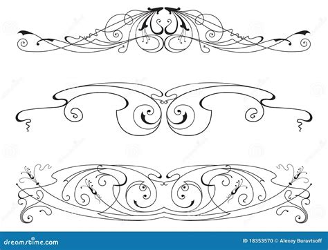 Curl Design Stock Photo Image