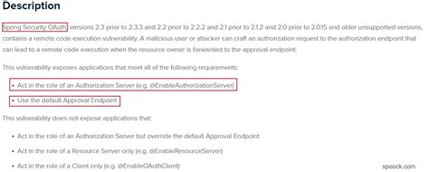 Spring Security Oauth2 Rce复现分析 Spoock