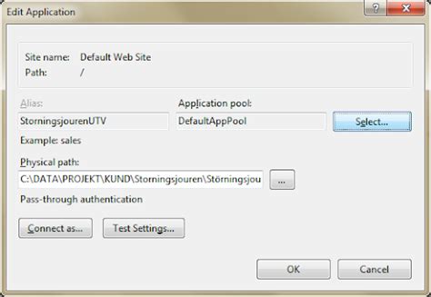 Selfelected Login Failed For User Iis Apppooldefaultapppool