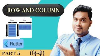 Rows And Column In Flutter Flutter Tutorial In Hindi Doovi