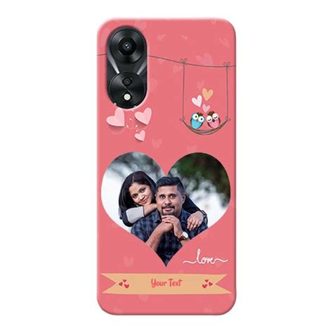 Buy Oppo A G Custom Phone Covers Peach Color Love Design