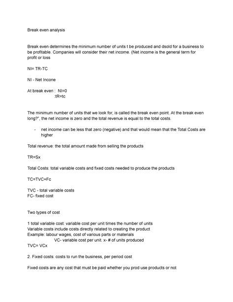 Break Even Learn What Break Even Is And How To Calculate It Break Even Analysis Break Even