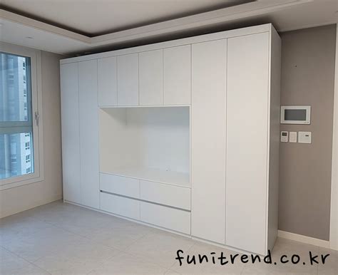 기흥역 힐스테이트 아파트에 설치한 붙박이장 0007122207100 붙박이장