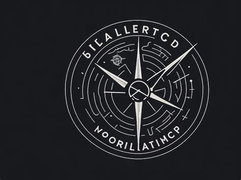 Premium Ai Image Compass Background